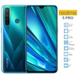 REALME 5 Pro 4GB RAM 128GB ROM CRYSTAL GREEN - SMARTPHONE