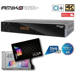 Decoder Amiko 9265+ Combo 4K UHD S2+T2/C H.265 Slot Common Interface ...