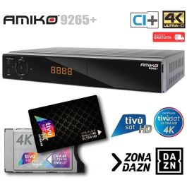 Decoder Amiko 9265+ Combo 4K UHD S2+T2/C H.265 Slot Common Interface ...