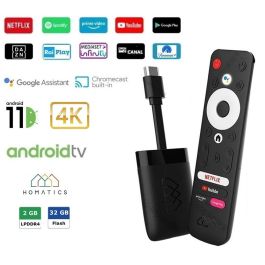 Homatics DONGLE R 4K HDMI 2/32GB Android TV 11 certificato Google