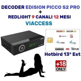 Decoder Smart Card Adulti Viaccess 9 Canali 12 Mesi