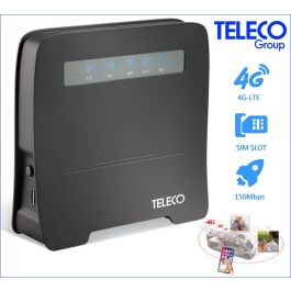 Router portatile WiFi GSM 3G/4G/LTE per SIM Card TELECO WFT400 - CAMPING