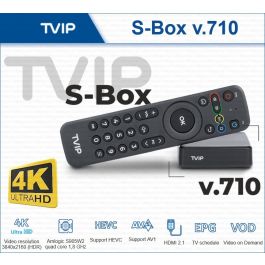 TVIP S-Box v.710 4K UHD IPTV Android Multimedia Streamer - DECODER